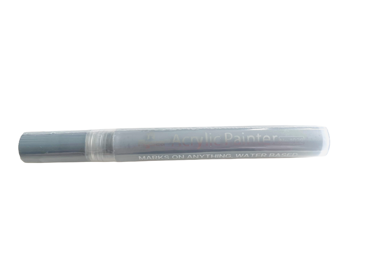 Acrylic Paint GREY Pen - Normal tip use on rocks, fabric etc.. – playspy