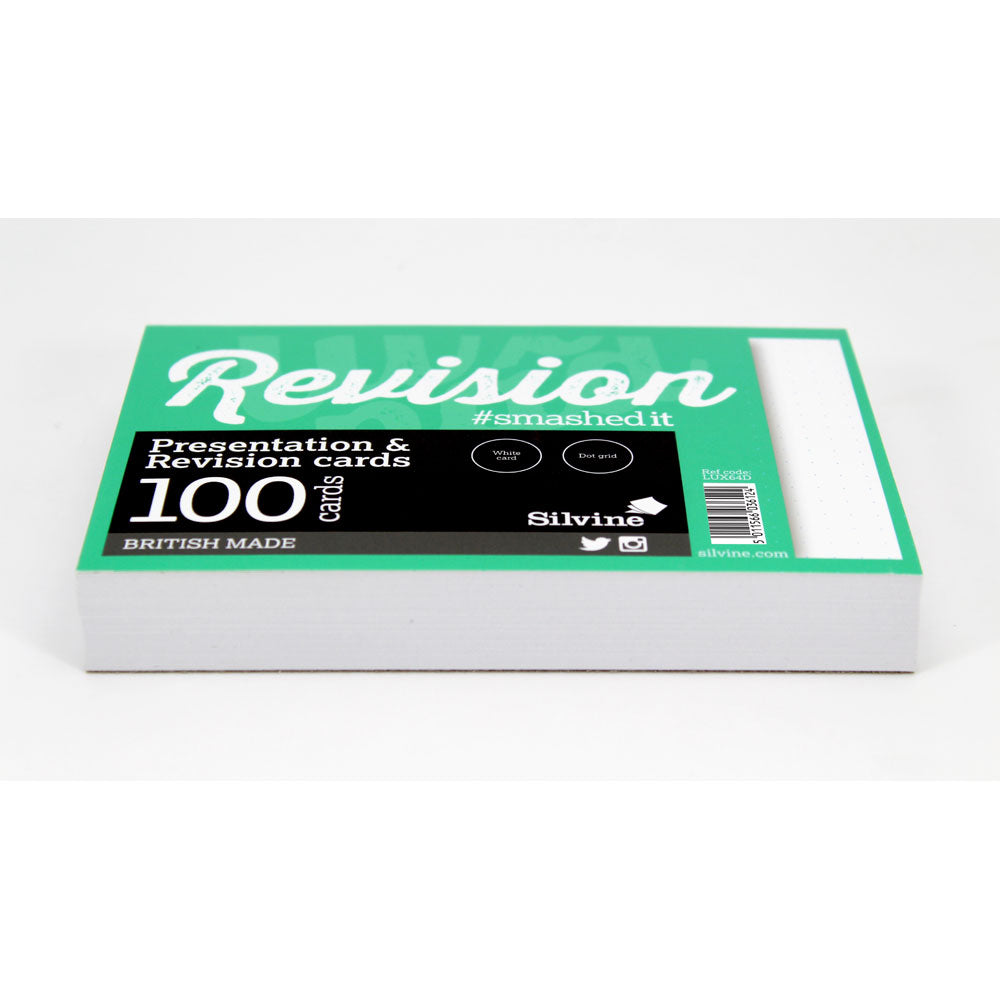 Luxpad Recycled Revision and Presentation Cards Dot Grid 6x4 100 Cards ...