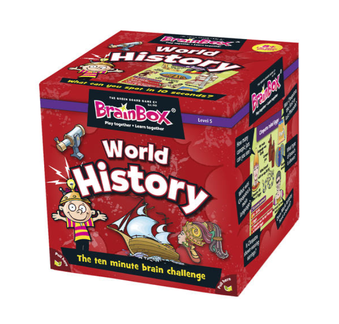 BrainBox - World History (55 Cards) – playspy